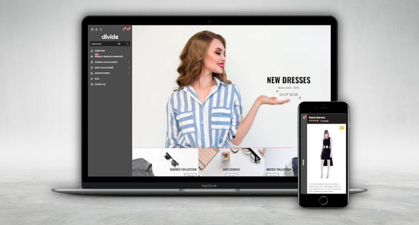 Divide theme for GrandNode | GRANDNODE